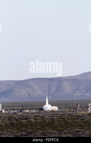 A Japanese Defense Force Chu-SAM surface-to-air missile rocket is ...