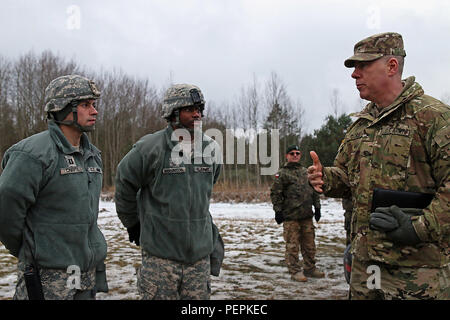 35th ADA Brigade Deputy Commanding Officer, Lt. Col. Jon Castro, third ...