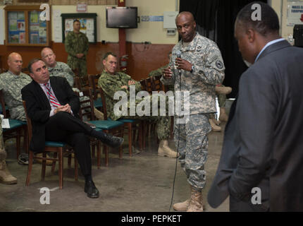 Command Sgt. Maj. Butler Kendrick, incoming command sergeant major of ...