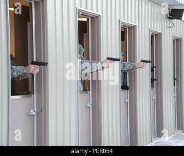 Soldiers from the 49th Missile Defense Battalion, Ground-Based ...