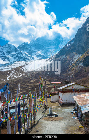Beautiful view of the area in Milarepa cave area, Nepal Stock Photo - Alamy