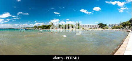 Luxury sand beach in Borik, Zadar Croatia Stock Photo - Alamy