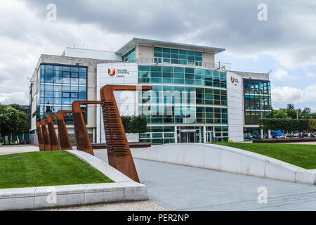 The library at Teesside University in Middlesbrough,England,UK Stock ...