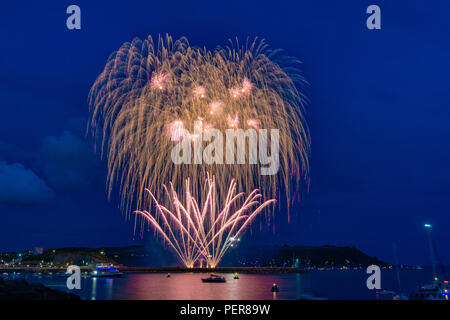 Thousands gather to watch the National Firework Champiomships held on ...