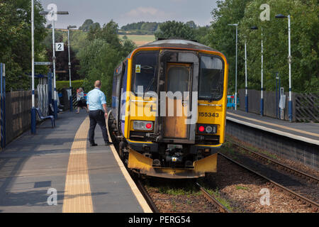 Northern rail sprinter class 155 diesel multiple unit no.155342 and ...