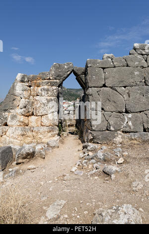 View of the entrance of the Pyramid of Hellinikon, near the city of ...