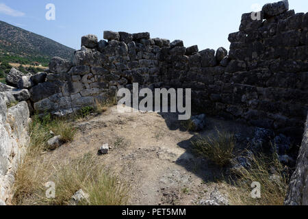 View of the interior of the Pyramid of Hellinikon, near the city of ...
