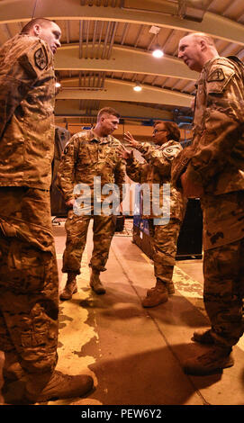 Lt. Col. William Rockefeller III (center), commander, 2nd Battalion ...