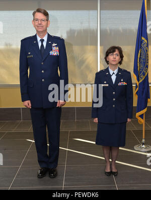 Lt. Col. Kathleen Amyot, Commander of the 155th Medical Group has her ...