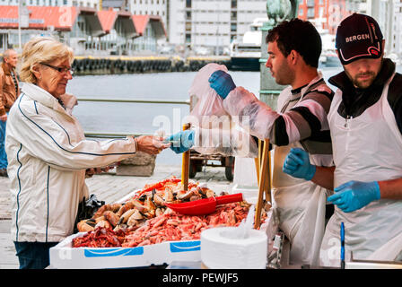 NORWAY Bergen Fish Market. Bryggen caviar in tubes Stock Photo - Alamy