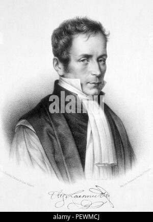 RENÉ LAENNEC (1781-1826) French physician who invented the stethoscope ...