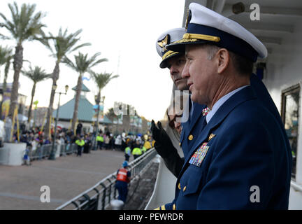 Rear Adm. David R. Callahan, Commander, 8th Coast Guard District (left ...