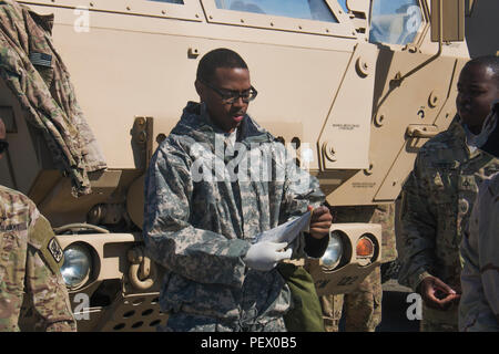 Army Reserve CBRN specialists conduct protective mask adjustments ...
