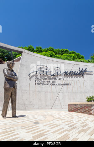 University of Tennessee coach Pat Summitt cheers for her team from the ...