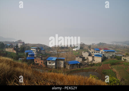 Villages and Surrounding Environment in the Countryside in China Stock ...