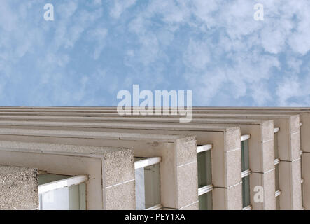 A typical 1970's era office building of concrete construction (UK Stock ...