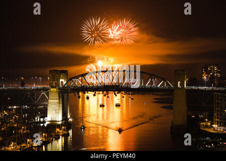 The fireworks display from the Celebration of Light in Vancouver's ...