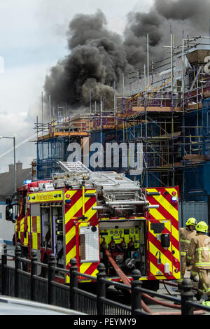 Fire at Mulalley housing development site in Loughton Essexx, Tackled ...