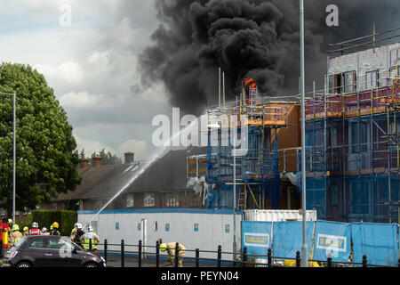 London Fire Brigade new Hose Layer Unit Stock Photo - Alamy