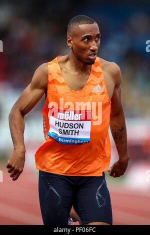 Matthew Hudson Smith in action in the Mens 400m final at the UK ...