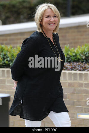 Fern Britton outside ITV Studios Featuring: Fern Britton Where: London ...