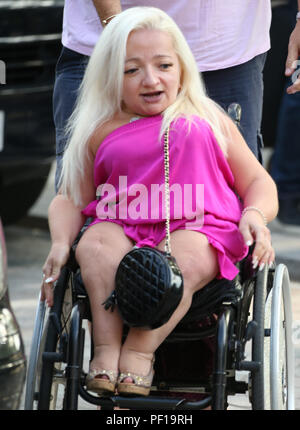 Samantha Renke outside ITV Studios Featuring: Samantha Renke Where ...