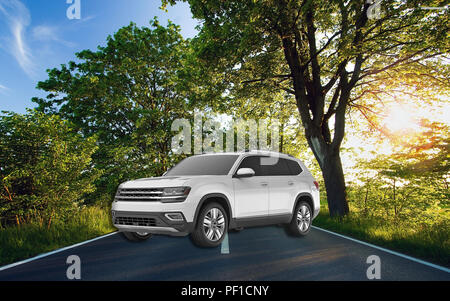 Silver 4x4 jeep rough landscape. CROSSOVERS SUVS . SILVER SKY METALLIC ...