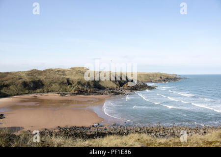 View of Hackley Bay, Aberdeenshire Stock Photo - Alamy