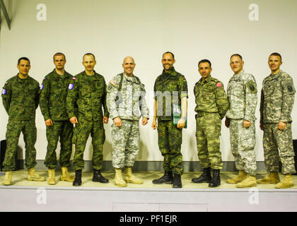 Lt. Col. Jeffrey LaPierre (left), the commander of the Connecticut ...