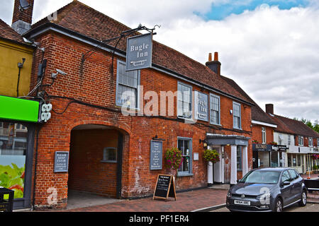 The Bugle Coaching Inn a traditional English pub at Yarmouth on the ...