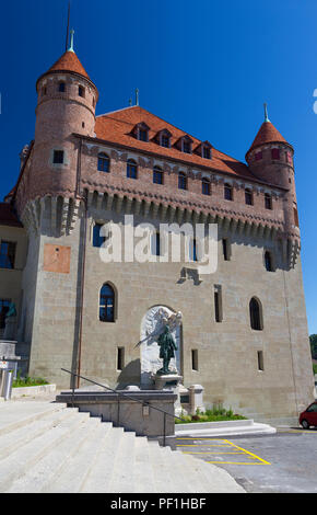 Chateau Saint-Maire - Lausanne - Vaud - Switzerland Stock Photo - Alamy
