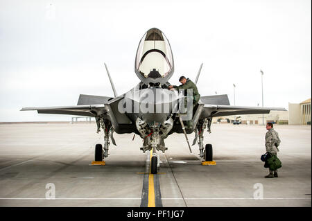 F-35 Lightning II cockpit at Edwards Air Force Base, CA on 10/16/2022 ...