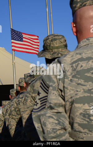 Chief Master Sgt. Thomas Good, 379th Air Expeditionary Wing command ...