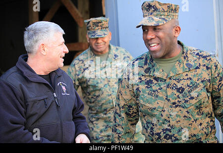 Retired Marine Master Sgt. Patrick Higgins, lead instructor at Raymond ...