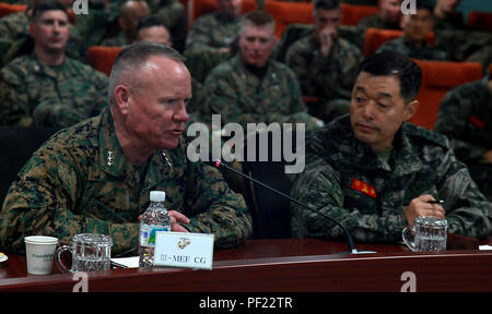 Maj. Gen. Larry D. Nicholson, 1st Marine Division Commanding General ...