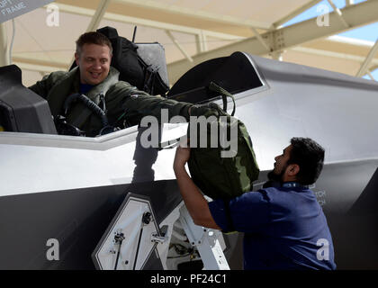 Lt. Col. Martin Tesli, 62nd Fighter Squadron, F-35 instructor pilot ...