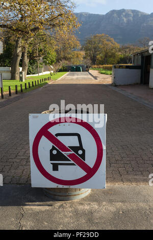 Road sign showing no entry for cars or motorcycles Stock Photo - Alamy