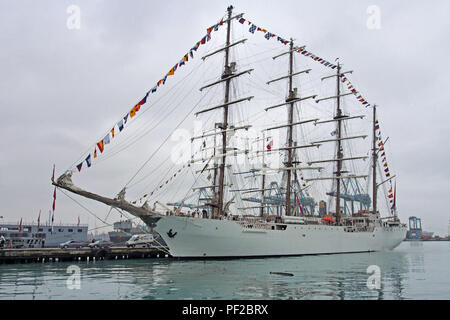 B.A.P UNION Peru Navy Sailing Ship Stock Photo - Alamy