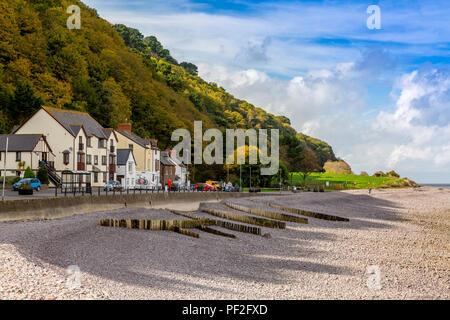 North Hill and beach. Minehead. Somerset. UK Stock Photo - Alamy