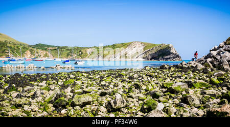 View at Lulworth, Dorset, UK. Taken on 28th September 2015 on a walk to ...