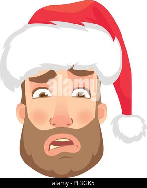 Man with sad emotions. Sorrow emoji avatar. Portrait of an upset person ...