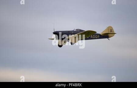 The sole surviving Miles Hawk Speed Six aircraft flying at Shuttleworth ...