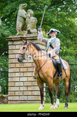 Pictured Reenactor Arran Johnston as Bonnie Prince Charlie Press ...