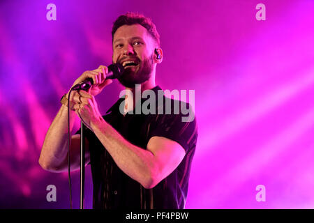 British singer Calum Scott sing at the LGBT Pride festival.Montreal ...
