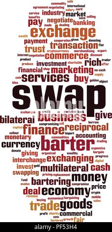 Swap word cloud concept. Vector illustration Stock Vector Image & Art ...