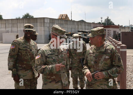 The 35th ADA Brigade command team, Col. Rick W. Wright, center, 35th ...