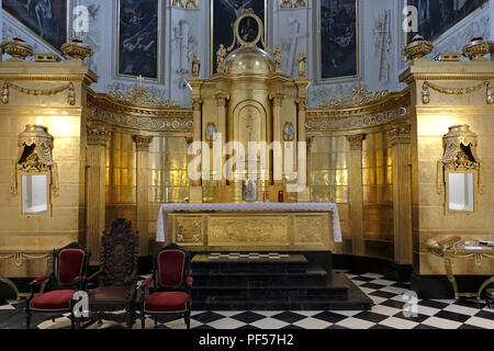 Main altar at St Stanislaus Church in Bandera, Hill Country, Texas, USA ...