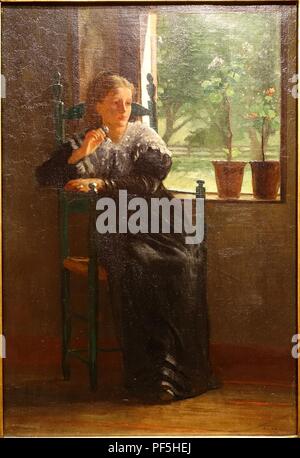 Winslow Homer, At the Window 1872 Oil on canvas. Princeton University ...