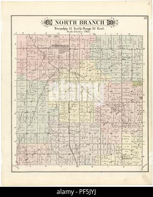 Atlas and directory of Lapeer County, Michigan Stock Photo - Alamy