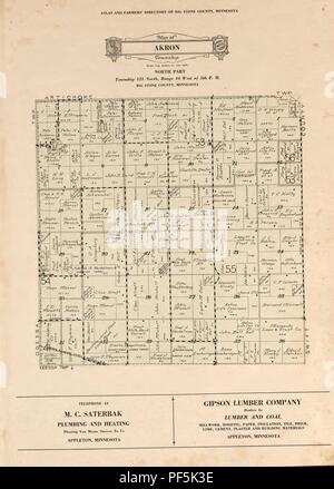 Atlas and farmers' directory of Big Stone County, Minnesota ...